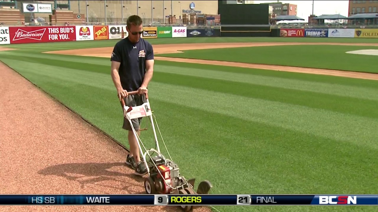 Grounds Crew Prepares For Opening Day - YouTube