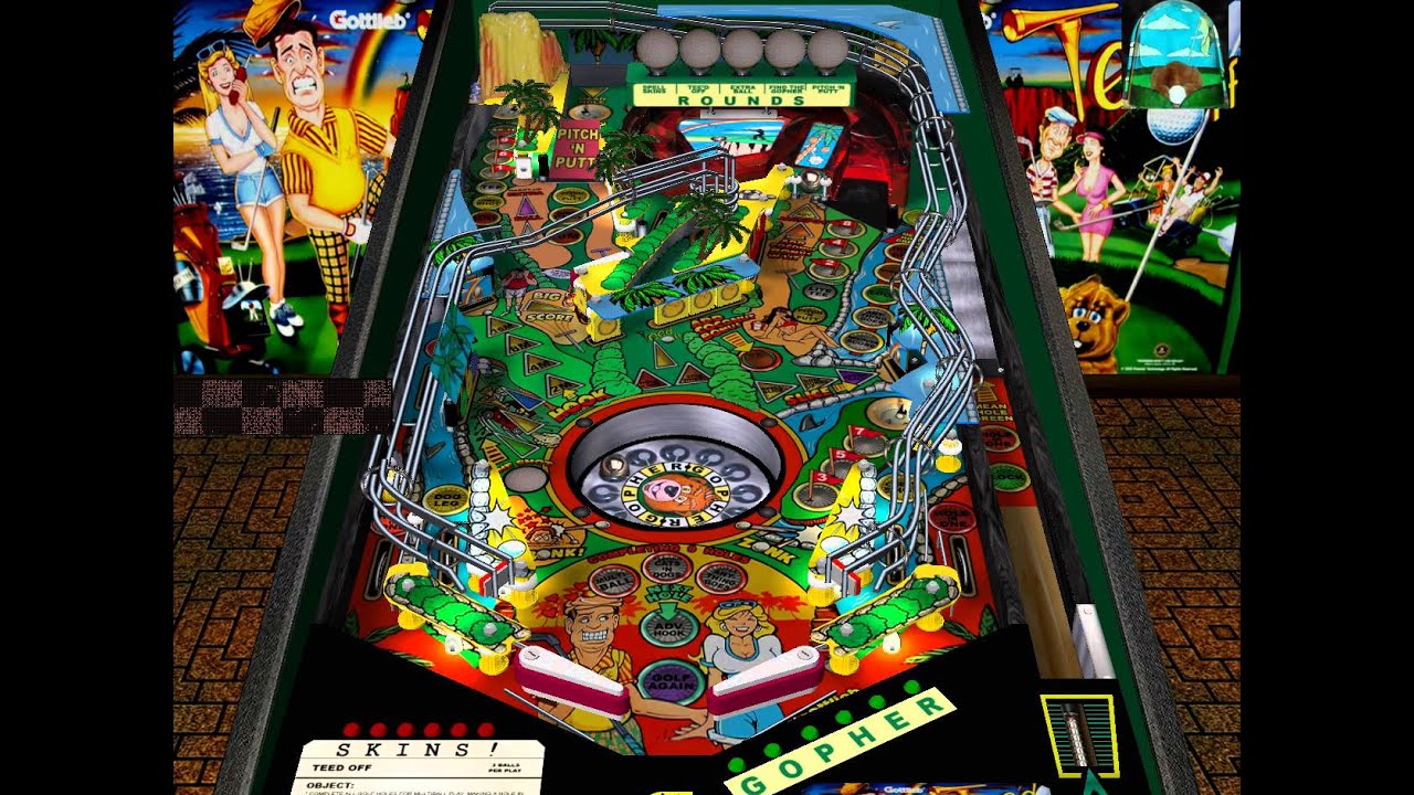 Tee'd Off (pinball table) - YouTube