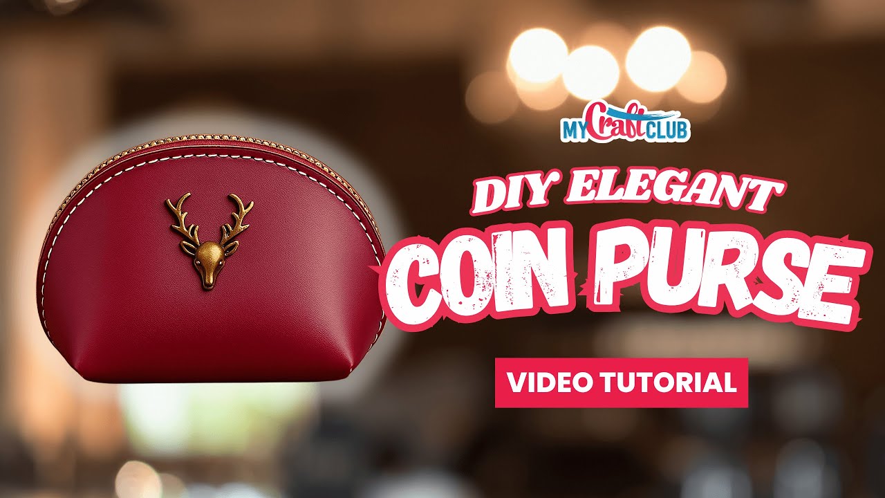 DIY Elegant Coin Purse - MyCraftClub Video Tutorial - YouTube