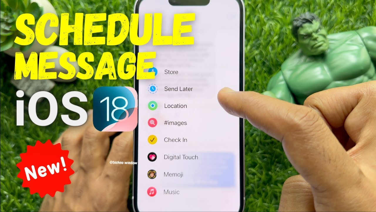 How to Schedule a Message on iPhone in iOS 18 - YouTube