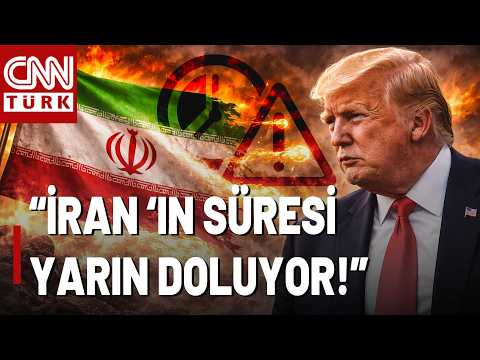 İran'ı Bu Gece Ne Bekliyor? Trump: İran'ı Bir Gecede Yok Ederiz!