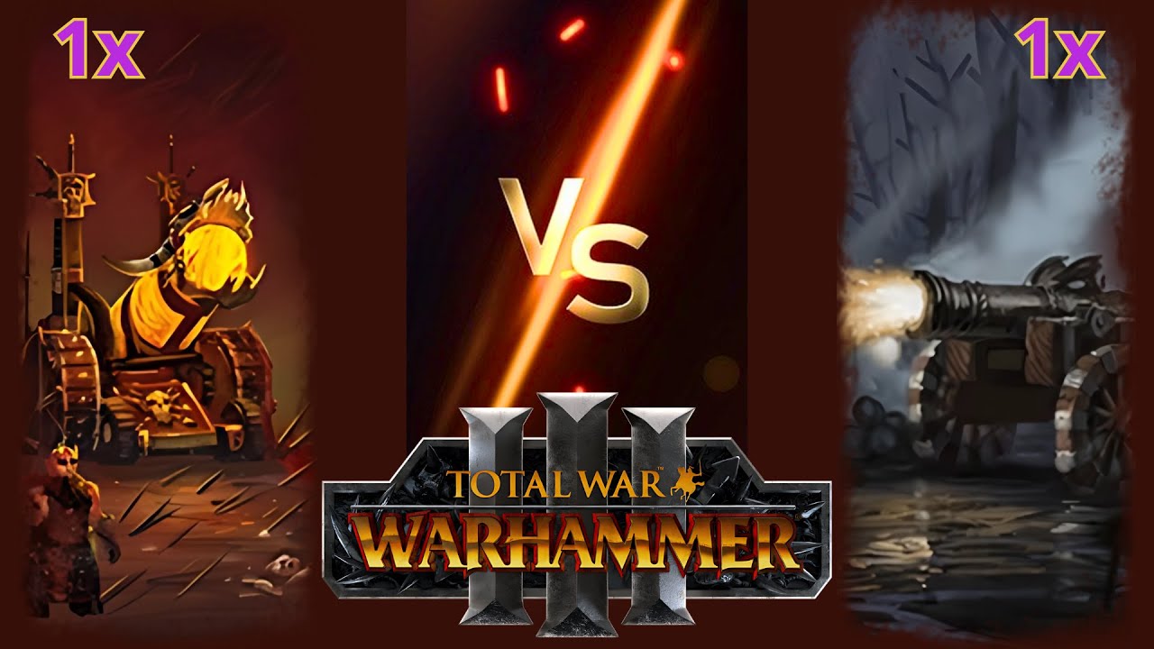 Can 9xp Great Cannons Beat 9xp Hellcannons in Total War: Warhammer 3 ...