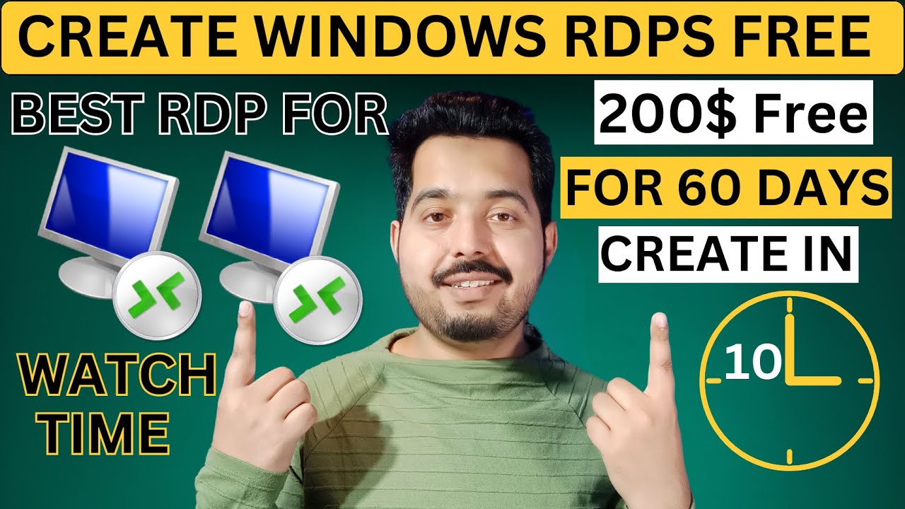How to make free rdp | how to create free rdp panel | how to create ...