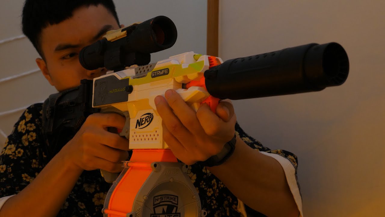 Nerf War: Home Alone (Halloween Horror) - YouTube