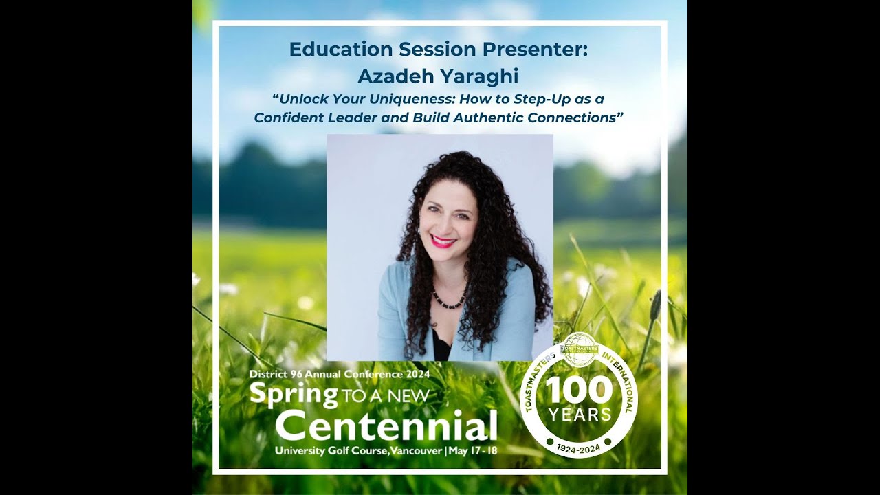 Azadeh Yaraghi - Education Session Presenter #1 - D96 Annual Conference ...