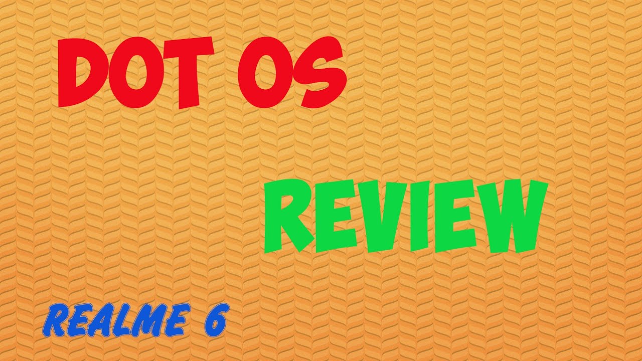 DOT OS Realme 6 ОБЗОР - YouTube