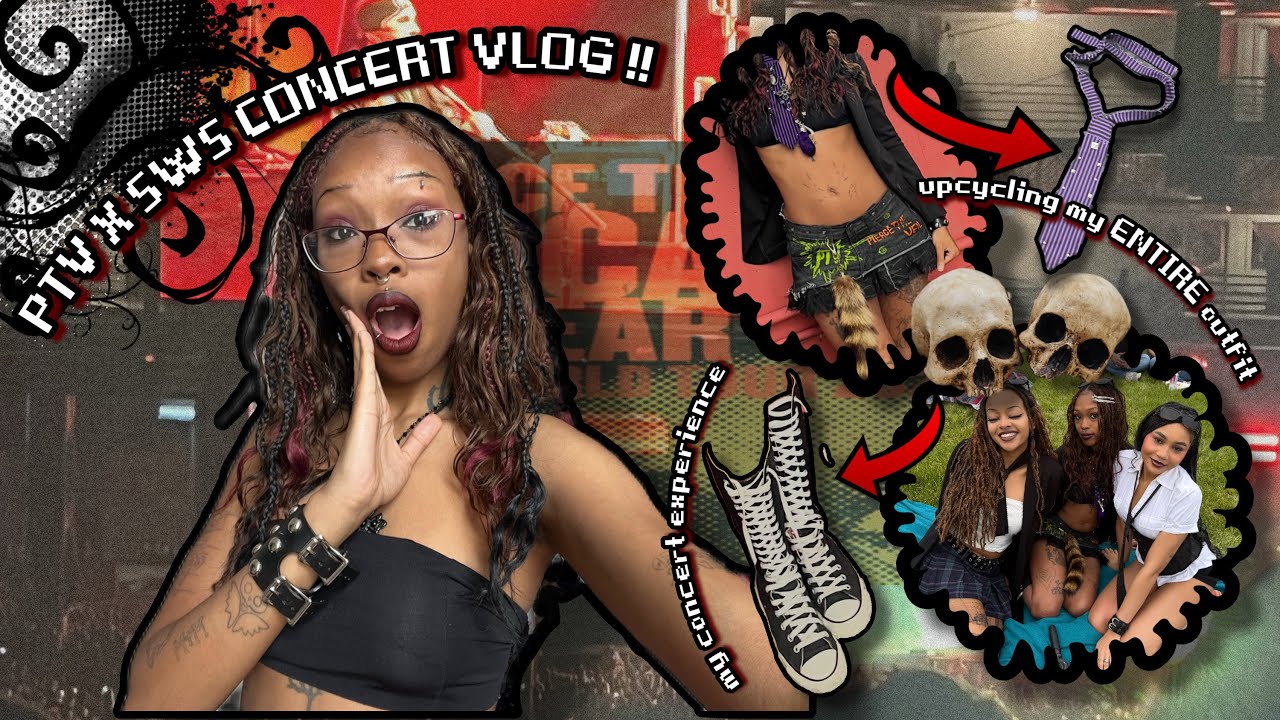 ICHY CHICAGO Ptv & Sws Concert Vlog⋆˚꩜｡ my experience,upcycling &more ...