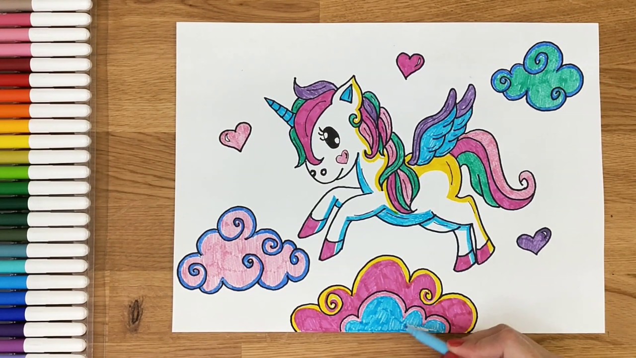 How to Draw for Kids - Pony kawaii cute! - YouTube