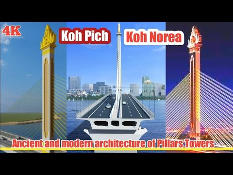 The construction of the new cable-stayed concrete bridge KOH PICH -Koh ...
