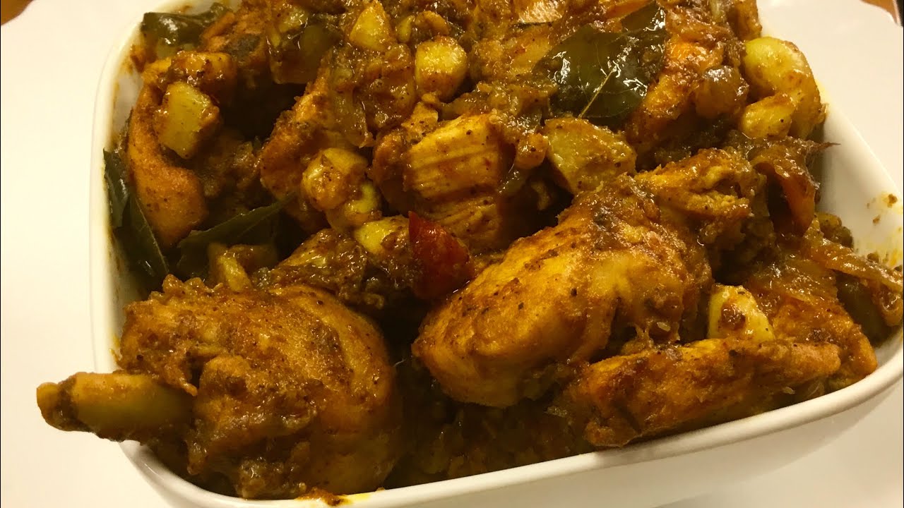 பூண்டு மிளகு கோழி வறுவல்/Poondu milagu chicken varuval/Garlic pepper ...