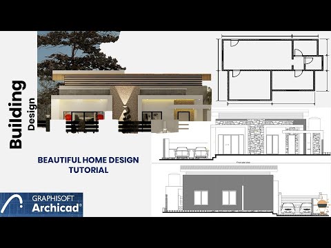 Building Design ArchiCAD Tutorial - YouTube