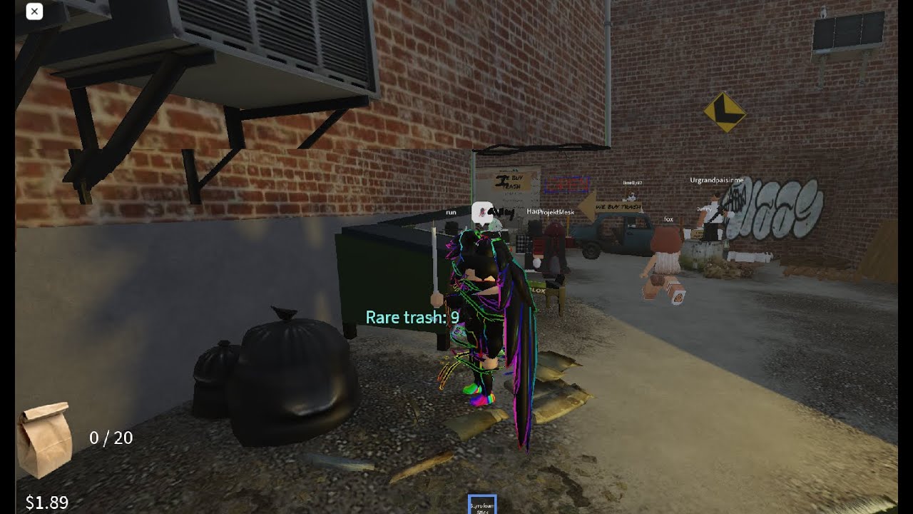 ROBLOX BUT I LIVE IN A BACK ALLEY!!! [ Roblox live in a back alley ...