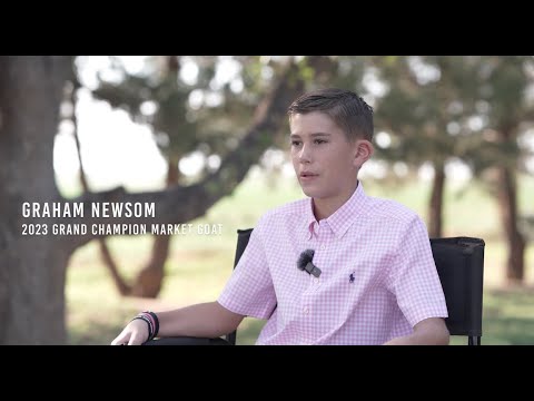 Arizona National: 2023 Champion Market Goat - Graham Newsom - YouTube