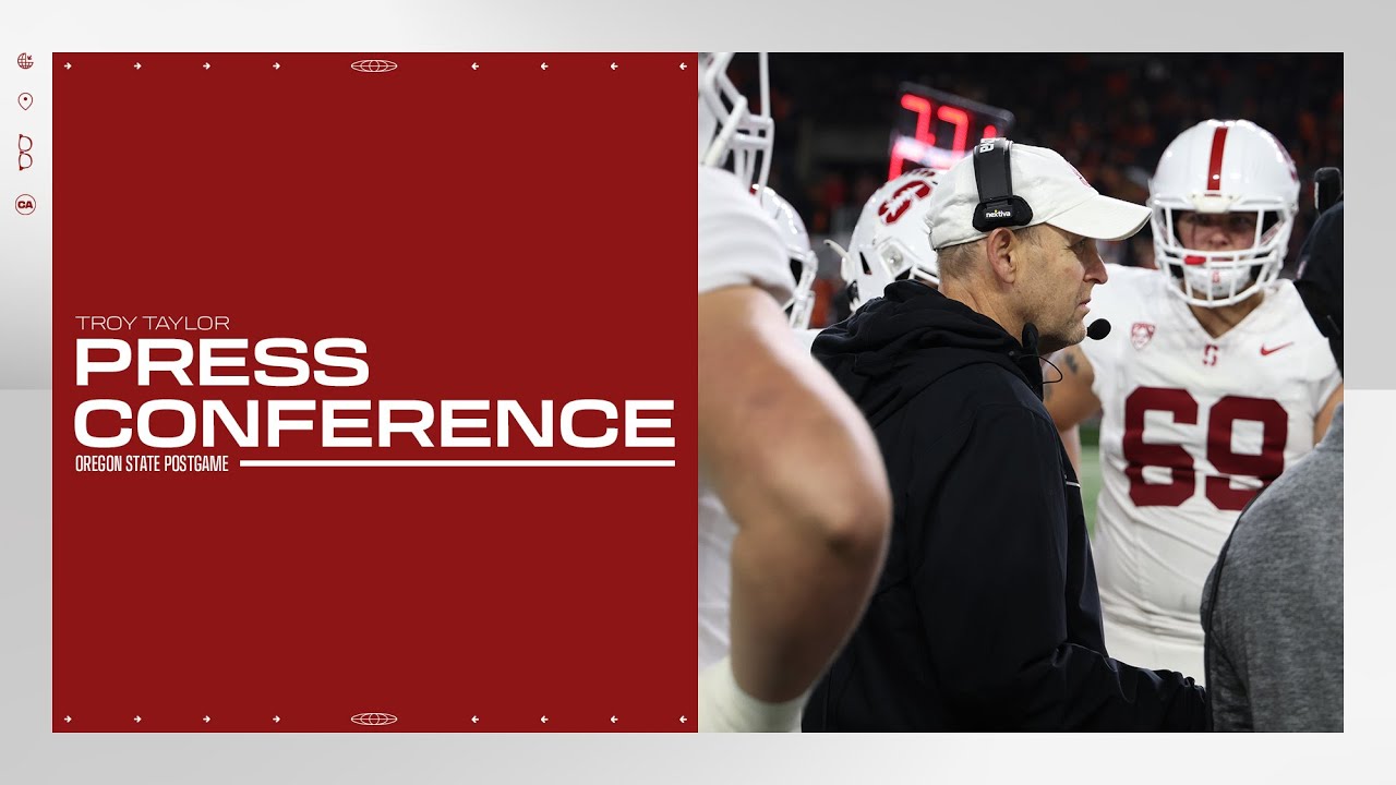 Stanford Football: Oregon State Postgame Press Conference - YouTube