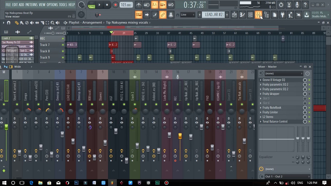 How to make beats in ZAMBIA part 2 | Tonal Balance Control | Fl studio ...