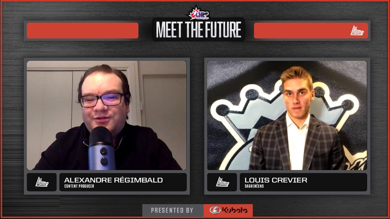 Post-Draft Interview | Louis Crevier, Blackhawks - YouTube
