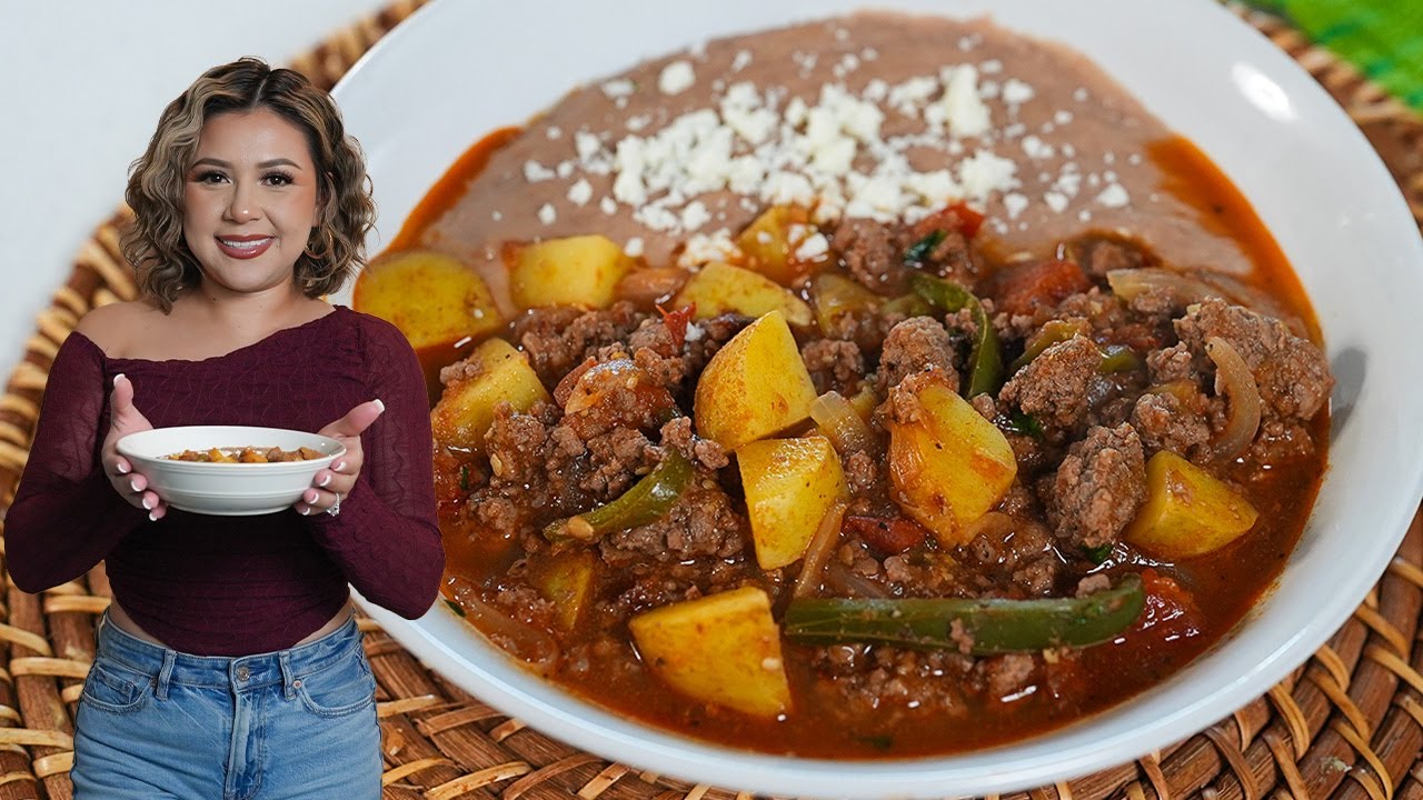 PICADILLO RANCHERO, a Quick & Easy Mexican Recipe on a Budget! - YouTube