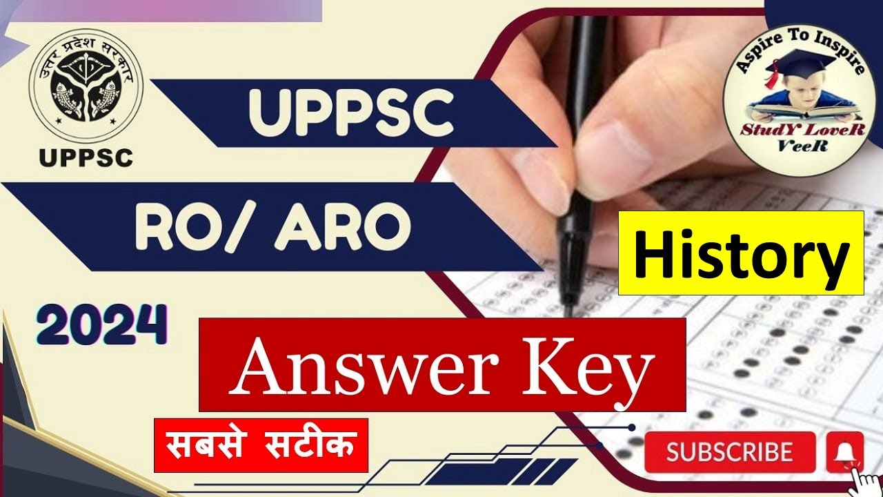 History Answer Key RO/ARO Exam | UPPSC RO/ARO 2023 | RO ARO 11 Feb ...