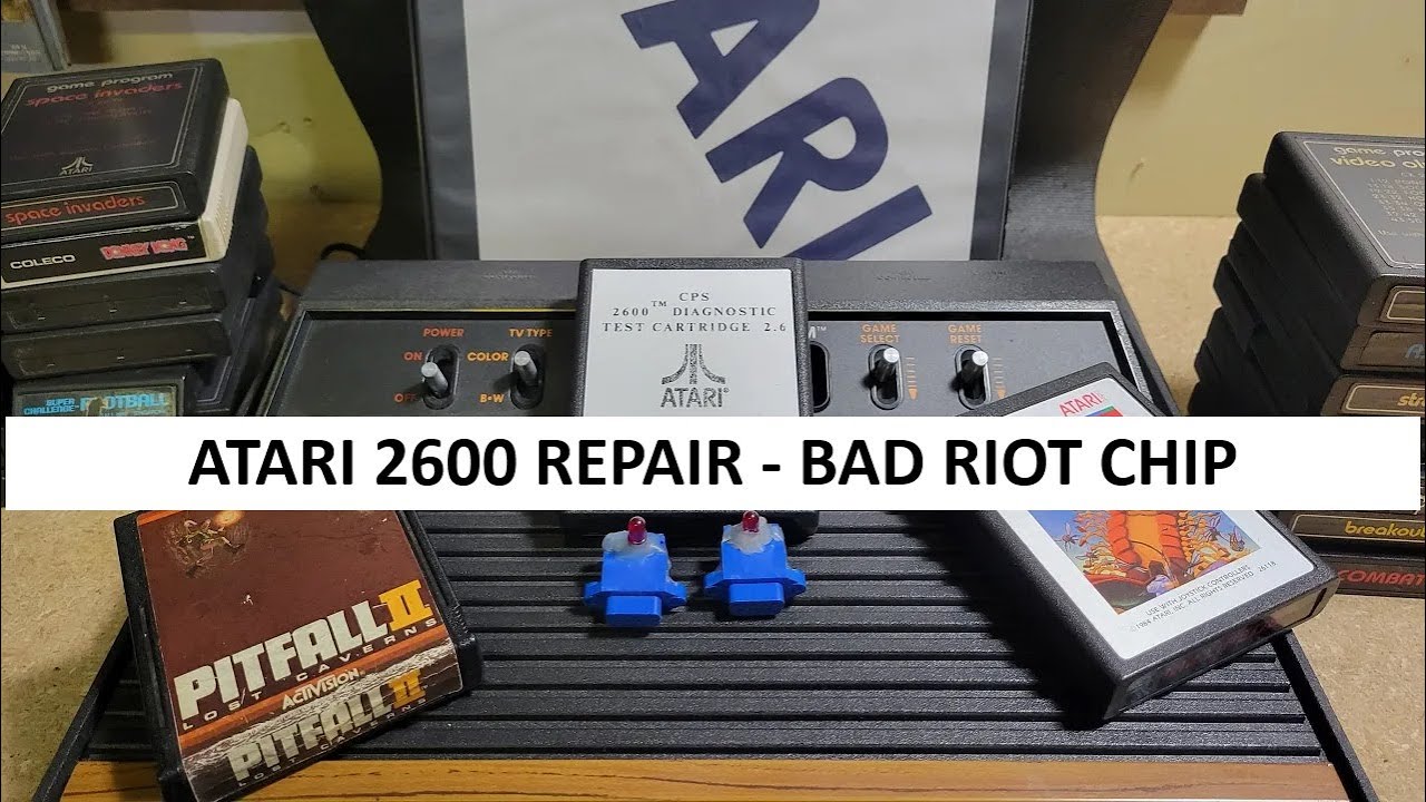 Atari 2600 Troubleshooting and Repair - YouTube