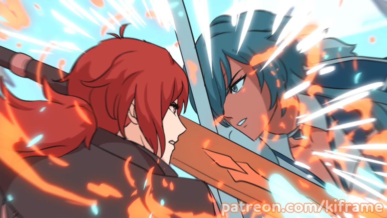 Diluc vs Kaeya spar (Genshin Impact fan animation) #animation # ...