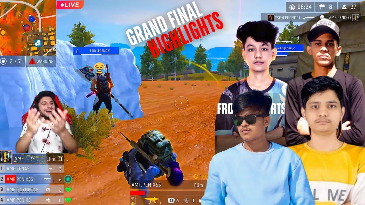 NONSTOP GAMING TOURNAMENT GRAND FINAL HIGHLIGHTS IN INDIAN TEAMS 😱 ...