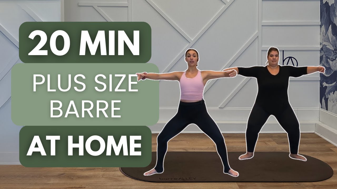 PLUS SIZE Barre Workout for Beginners - Burn Fat & Tone - YouTube