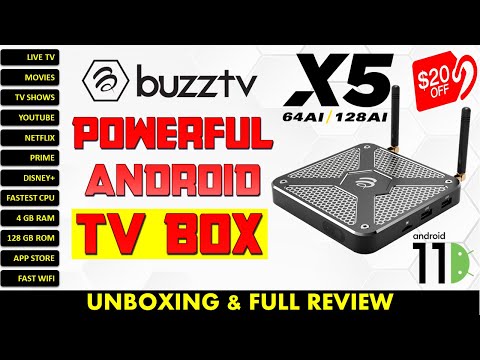 BuzzTv X5 | Android 11 TV Box | 2022 Model | REVIEW - YouTube