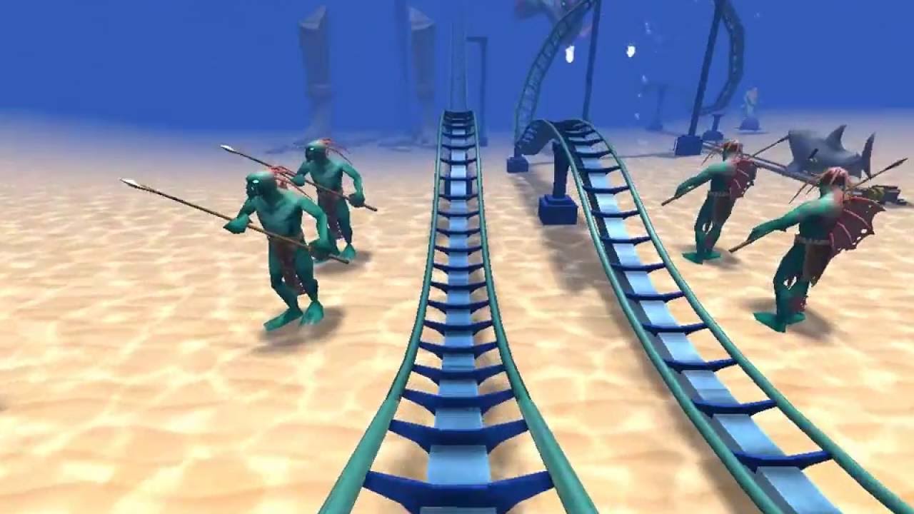 Atlantis Underwater Roller coaster - YouTube