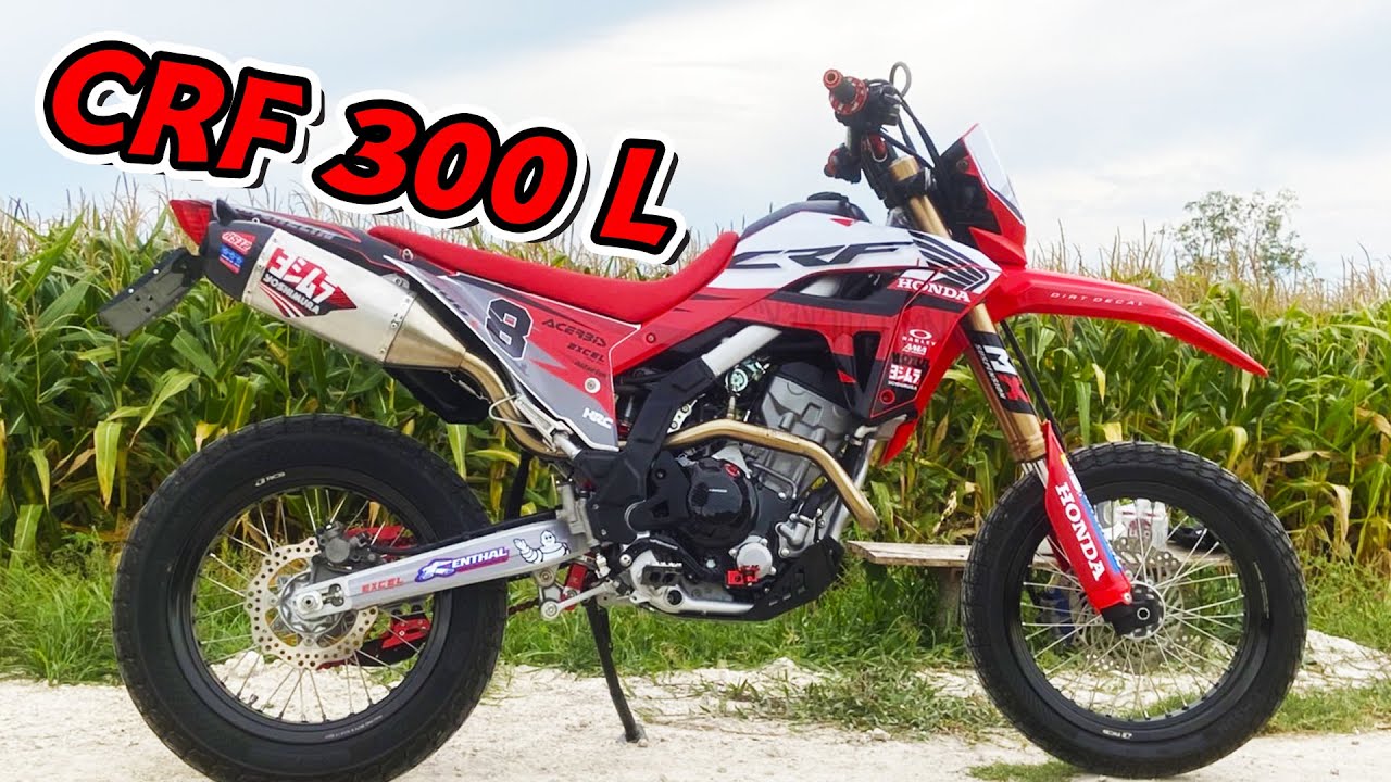 CRF 300 L [By Arnon custom] - YouTube