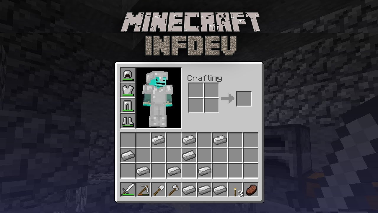 Upgrading to IRON in Minecraft INFDEV (18) - YouTube