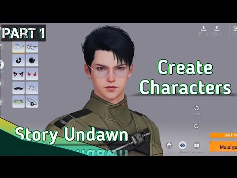 undawn story mission part 1 create characters || garena undawn - YouTube