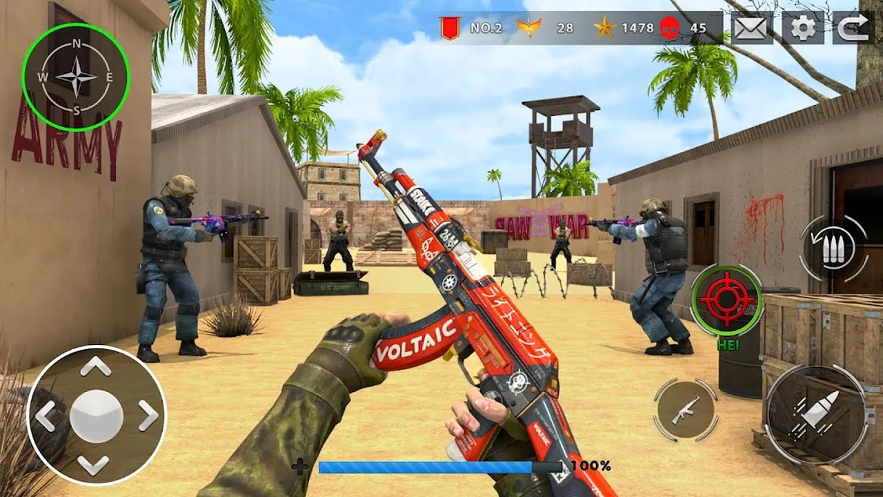Fps Commando Shooter Games 3d Offline Shooting Game Android Gameplay HD ...