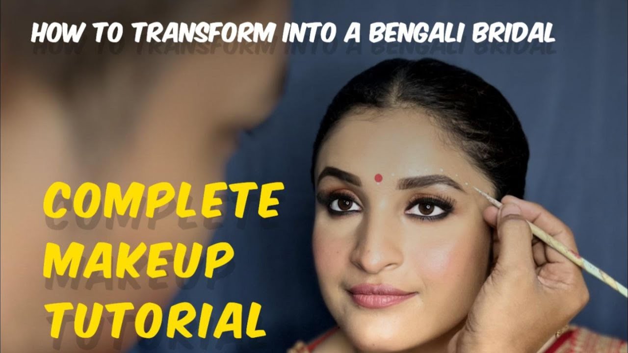 BENGALI BRIDAL MAKEUP || TUTORIAL BY AMIT MISTRY - YouTube