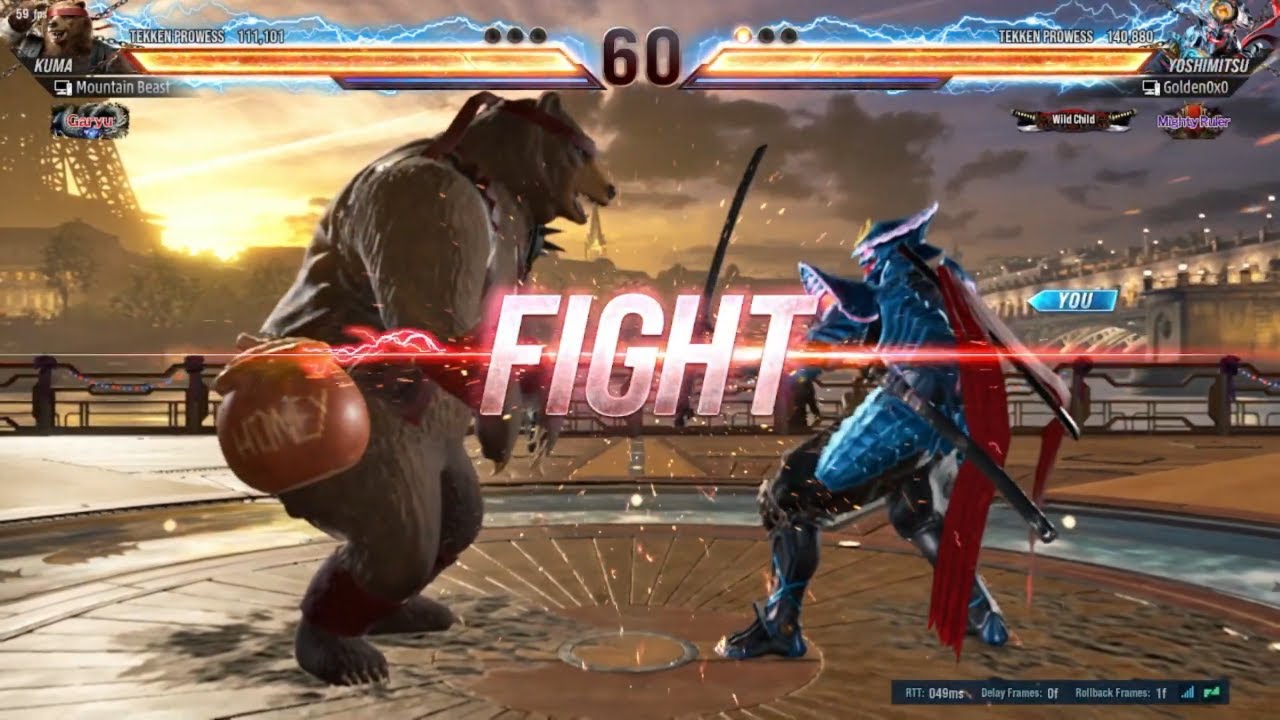 Tekken 8: Can Kuma Out-Fish Yoshimitsu's Tech? Epic Match! - YouTube