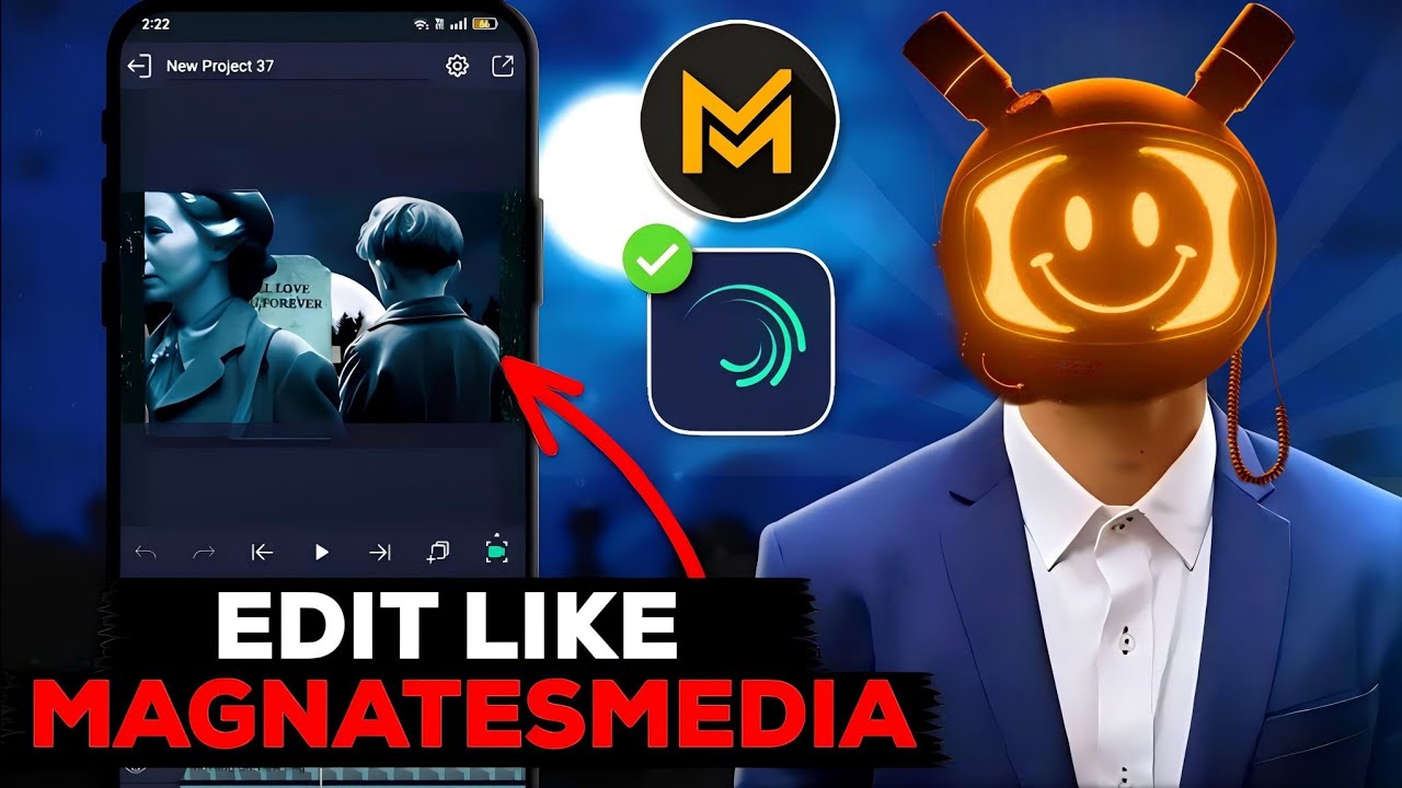 Edit like magnet media on Mobile📱 - YouTube