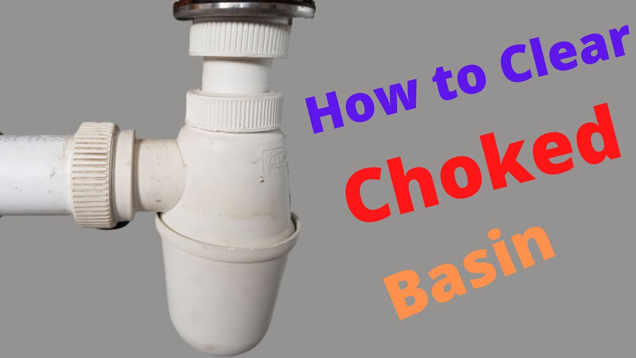 How to Clear Choked Basin - YouTube