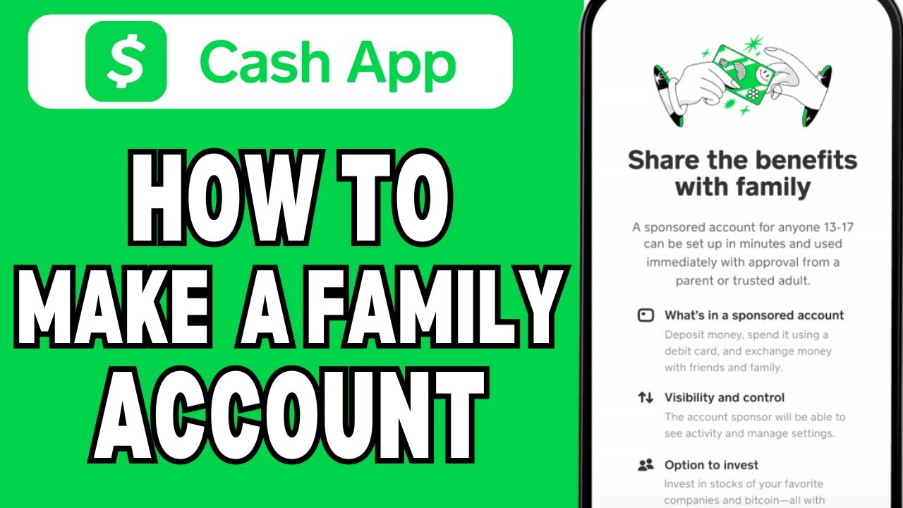 How To Make A Family Account On Cash App - YouTube