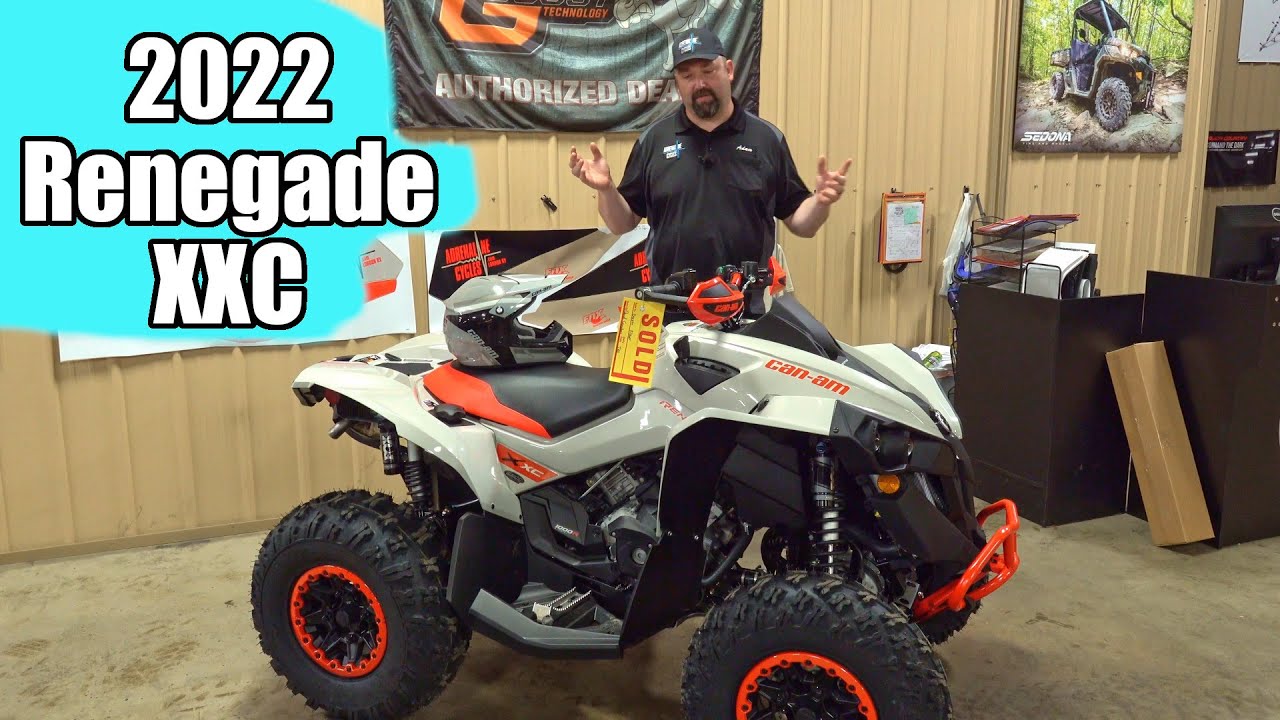 2022 Can Am Renegade XXC walk around - YouTube