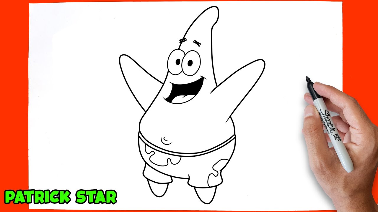 How to Draw Patrick Star - Spongebob Squarepants - YouTube