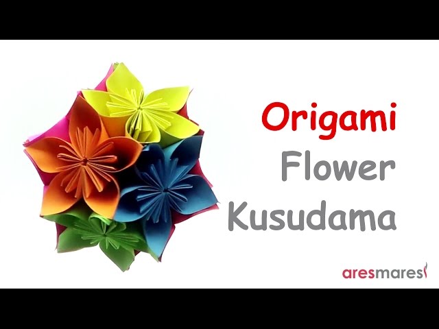 Modular Origami Kusudama Flower Items Similar To One Of A Kind Mobile