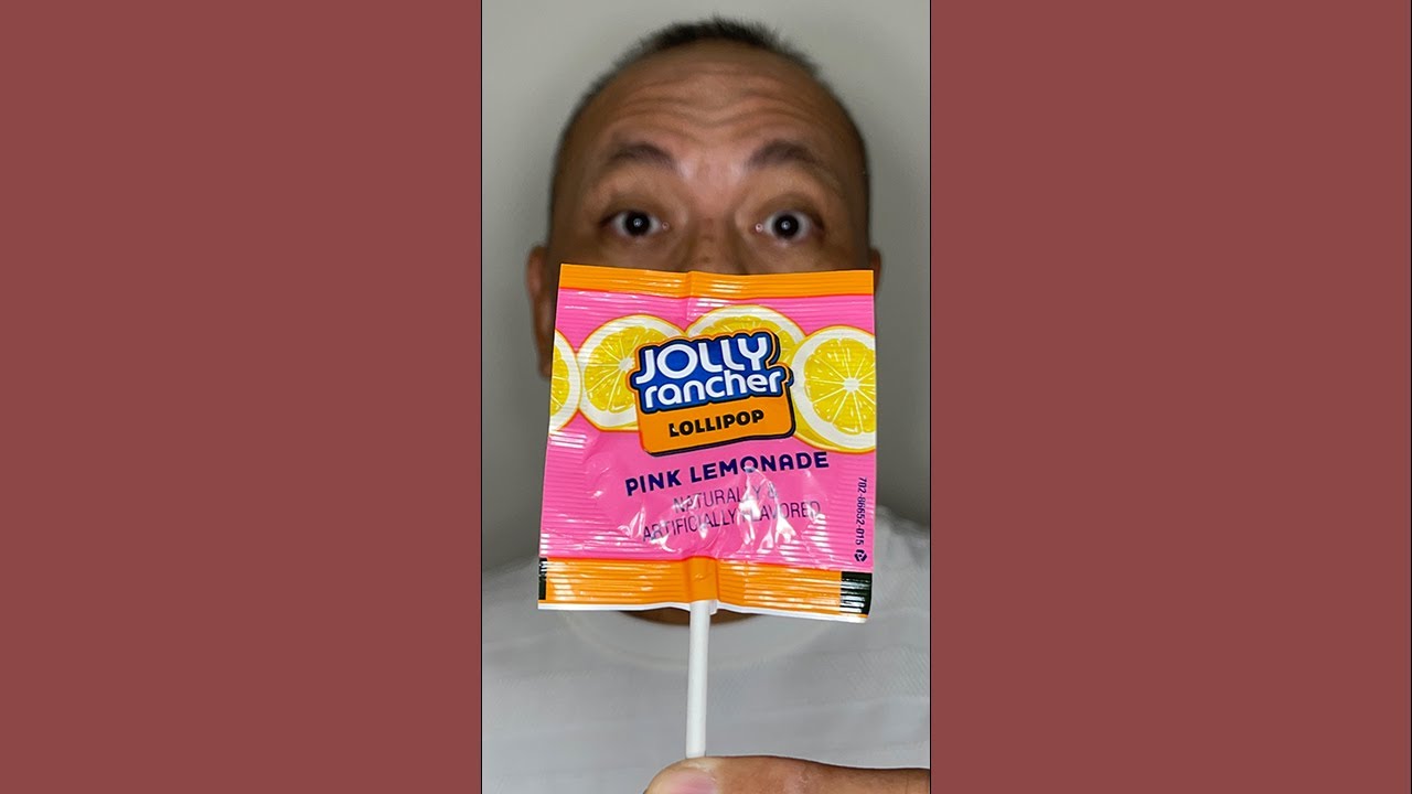 👂ASMR JOLLY RANCHER LOLLIPOP CANDY PINK LEMONADE FLAVOR👂ORIGINAL LENGTH ...