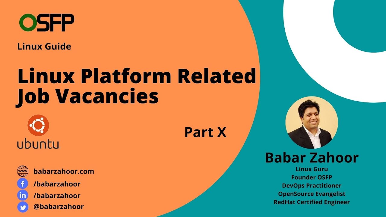 Linux Based Job Opportunities & Job Vacancies - Introduction to Linux ...