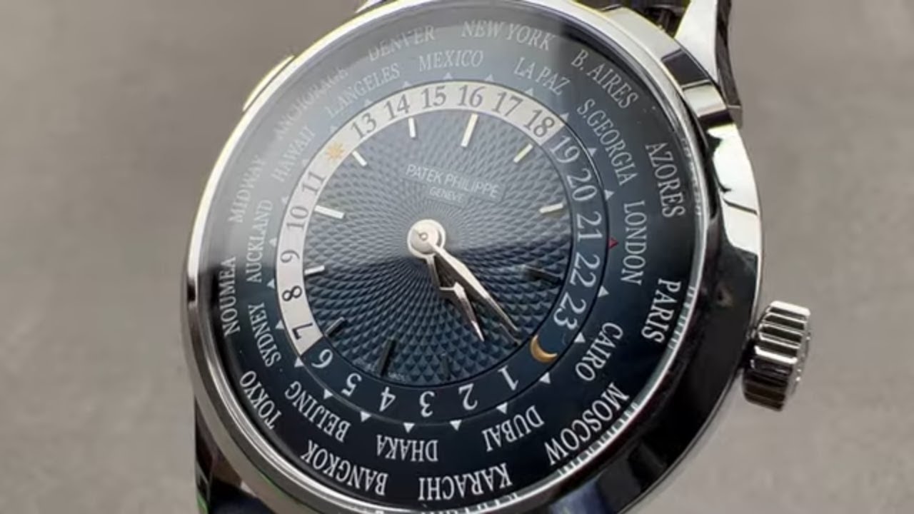 2022 Patek Philippe World Time 5230P-001 Patek Philippe Watch Review ...