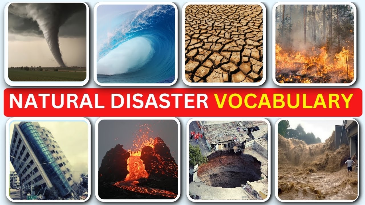 Natural Disaster Names | Natural Disaster Vocabulary | Master Natural ...