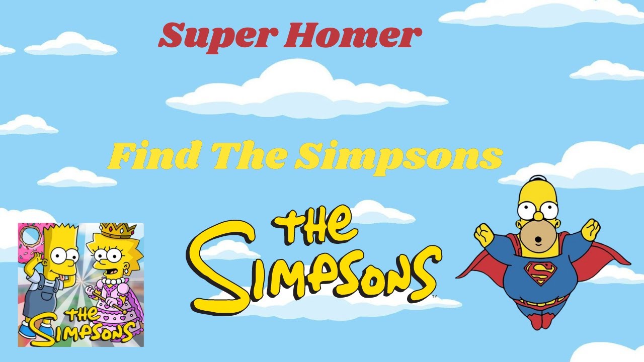Find The Simpsons Super Homer - YouTube