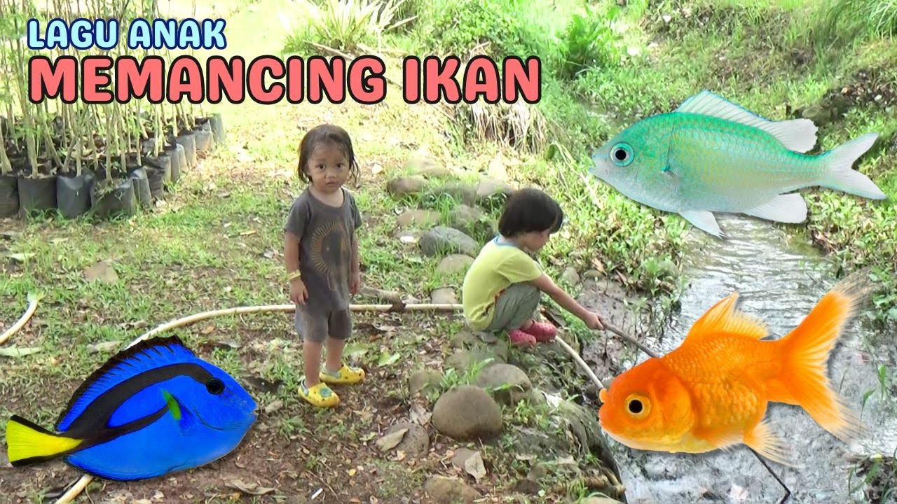 Lagu anak-anak : Memancing Ikan di Sungai (Official Music Video) # ...