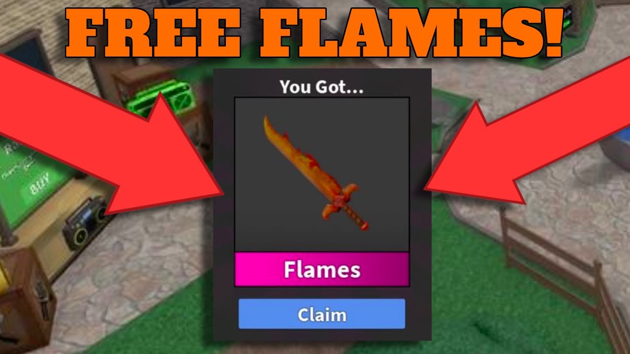 How to Get A FREE GODLY FLAMES in Roblox MM2!! - YouTube