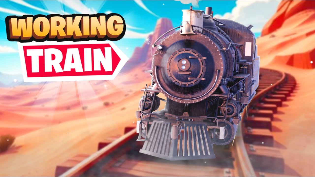 I Built A Fully Working TRAIN In Fortnite Creative! - YouTube