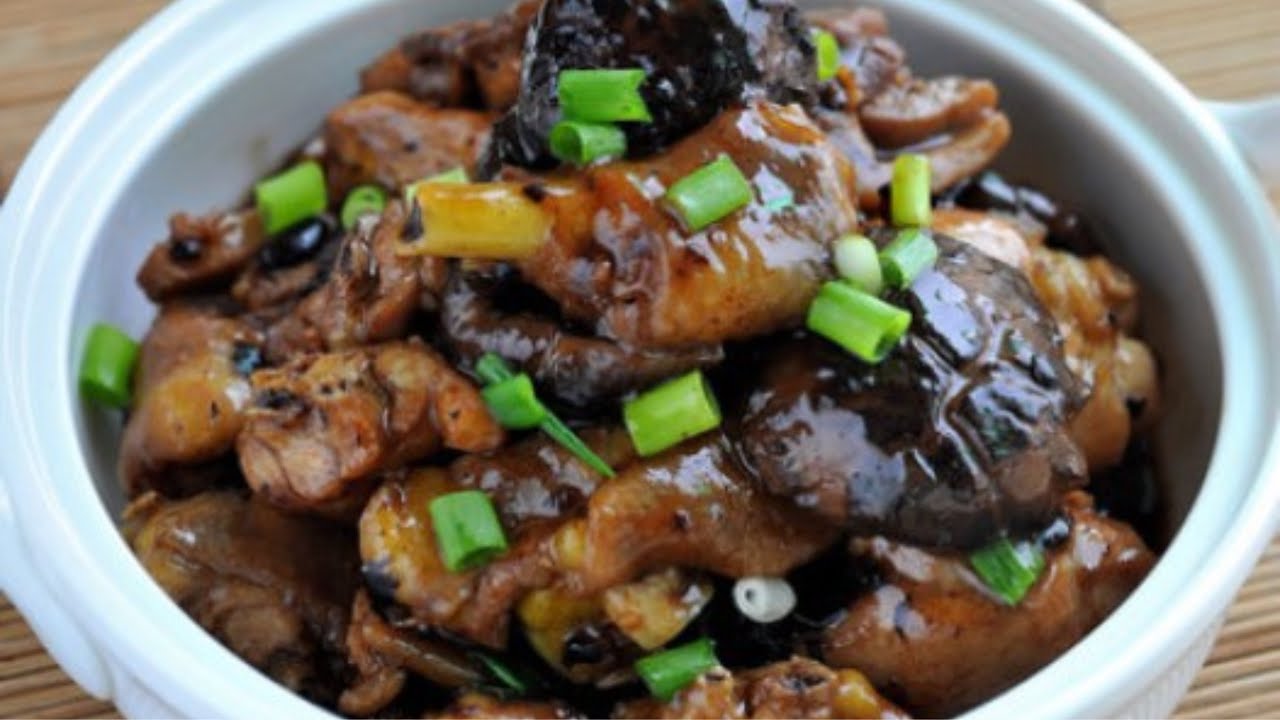 RICETTA 🍗 🍄 POLLO con FUNGHI SHIITAKE (Chicken with Shiitake Mushrooms ...