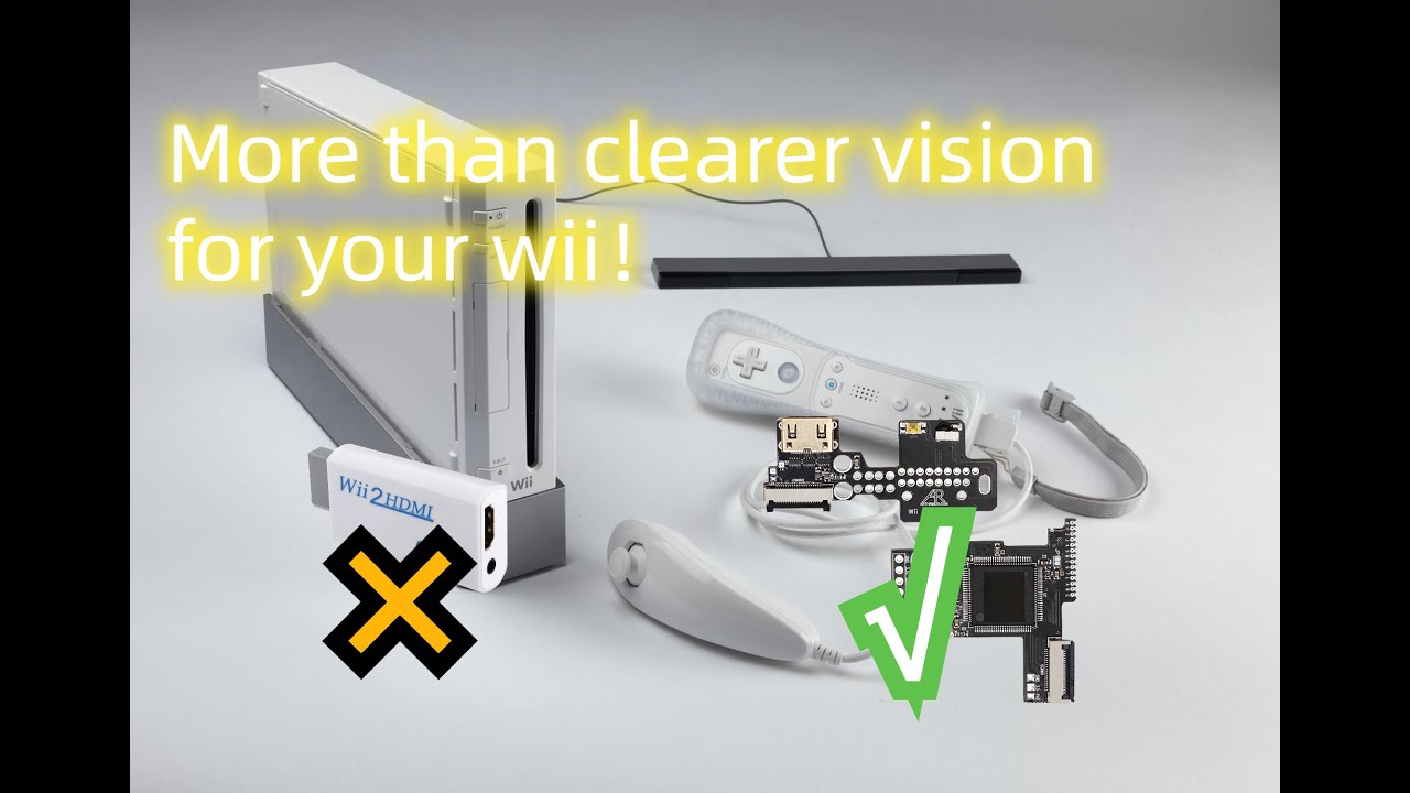 Put aside your wii hdmi adpater，lets learn how to solder a built-in ...